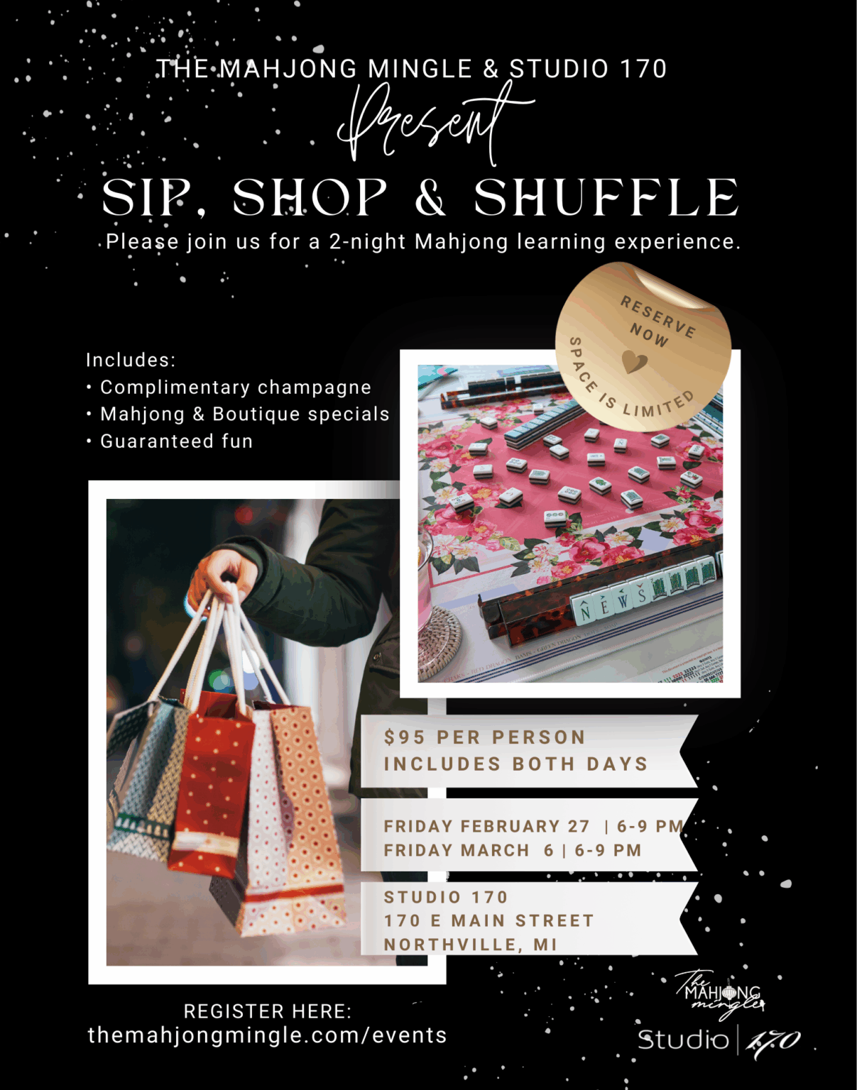 Sip, Shop & Shuffle - The Mahjong Mingle